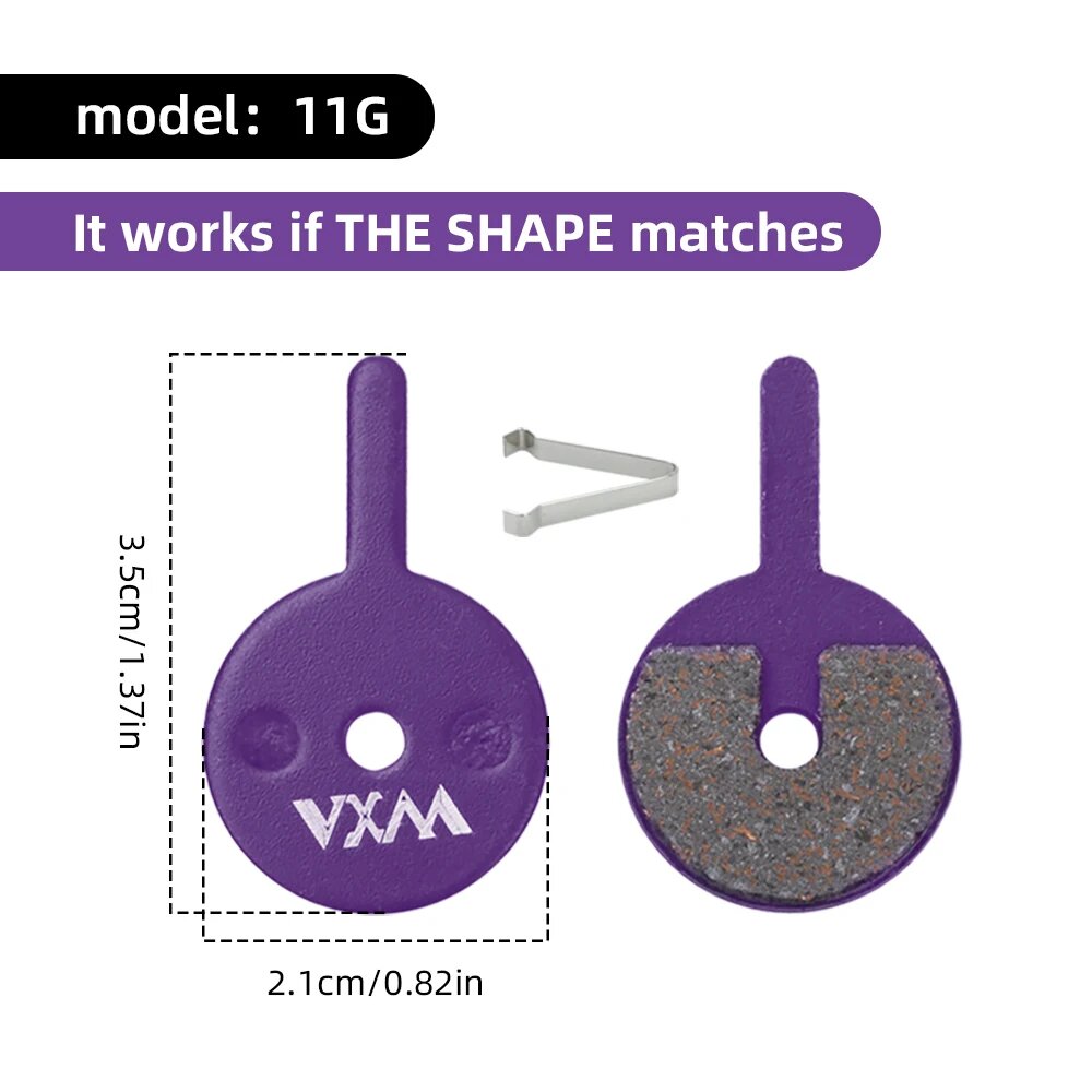 Тормозные колодки VXM Purple Polymetallic 11G