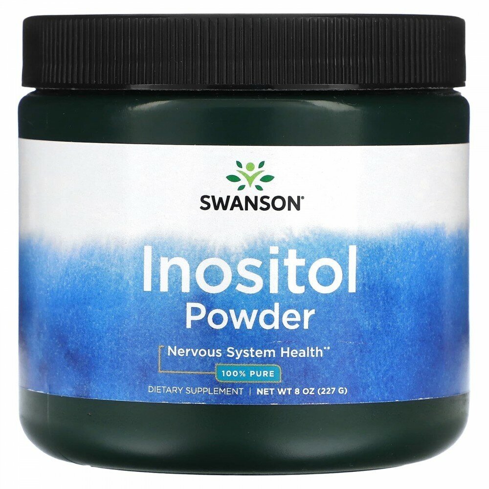 Swanson Inositol Powder (100% чистый порошок инозитола) 227 г