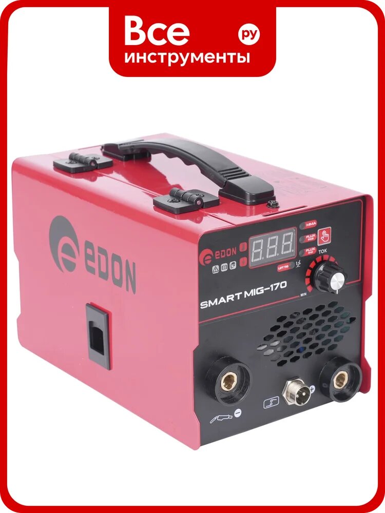 Сварочный аппарат Edon Smart MIG-170 (MIG (FCAW) 50-170A 0.8-1 мм, MMA 20-170A, 2-4 мм. Lift TIG) 40591