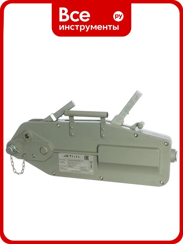 Тяговая, JET, лебедка JET JG-300A 3 т 286530, алюминиевый, на стройках