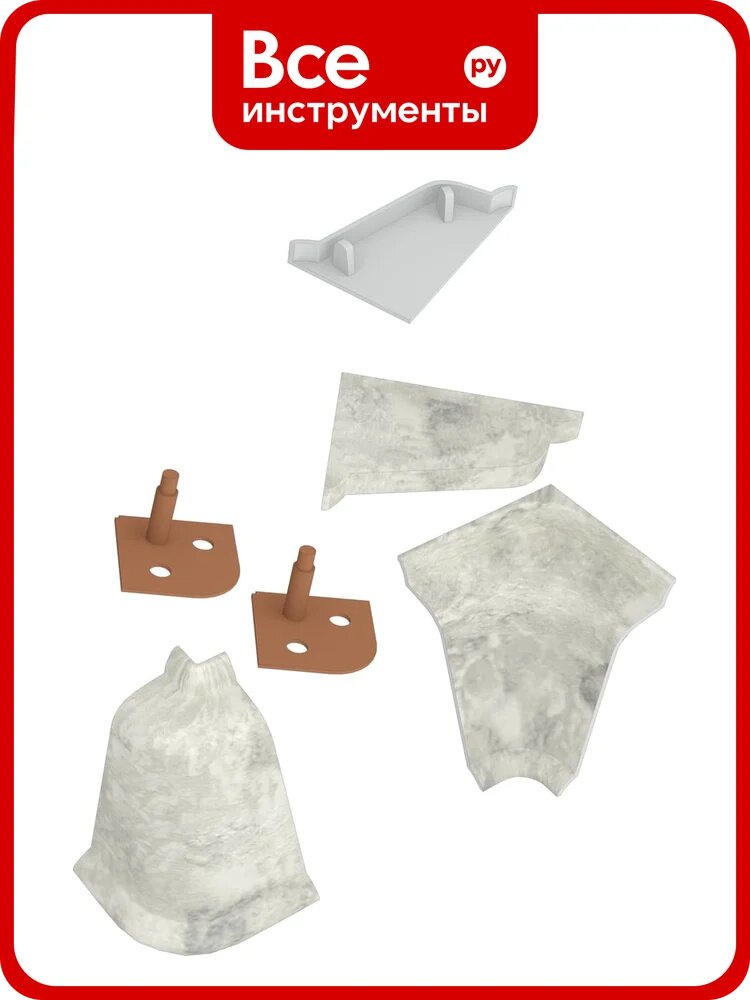 Комплект аксессуаров к LB 37 KORNER крашенный Fossil 6093 20-37-9-M-6093, для столешниц KORNER является классическим