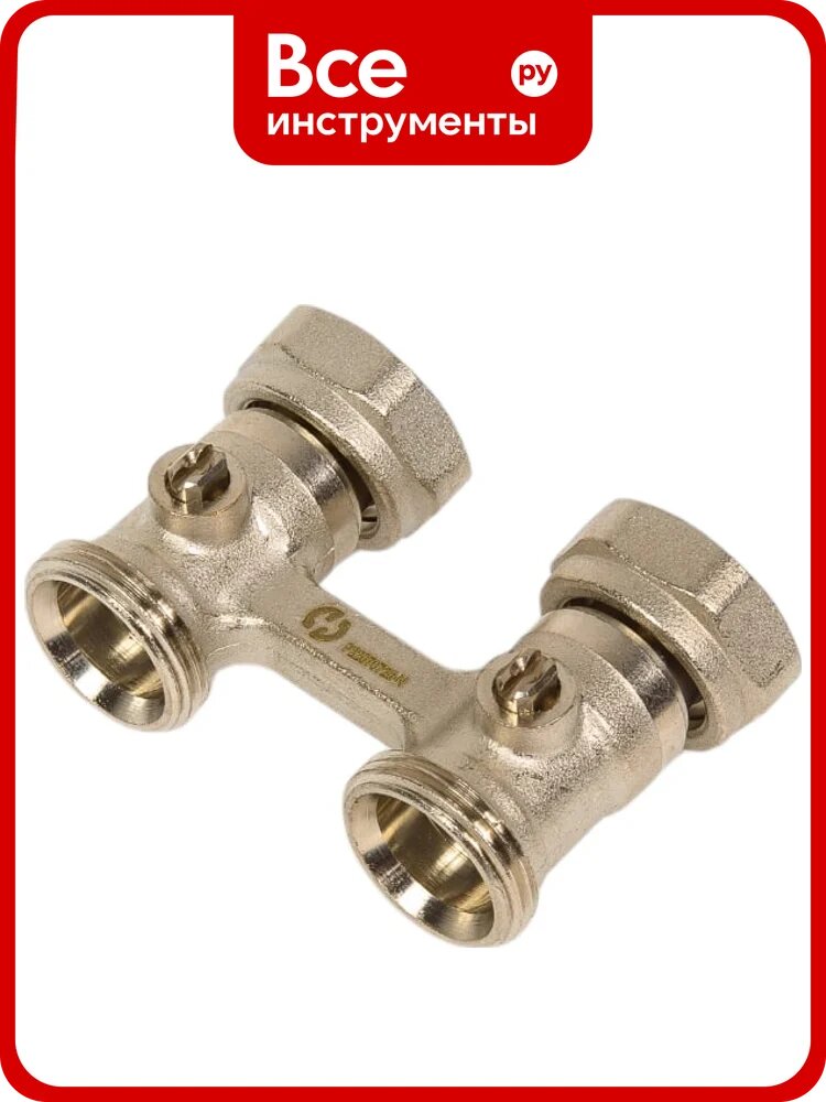 Узел нижнего подключения радиатора Hoobs прямой, 3/4", плоское уплотнение HB-E3N05050VA, его обслуживания и ремонта