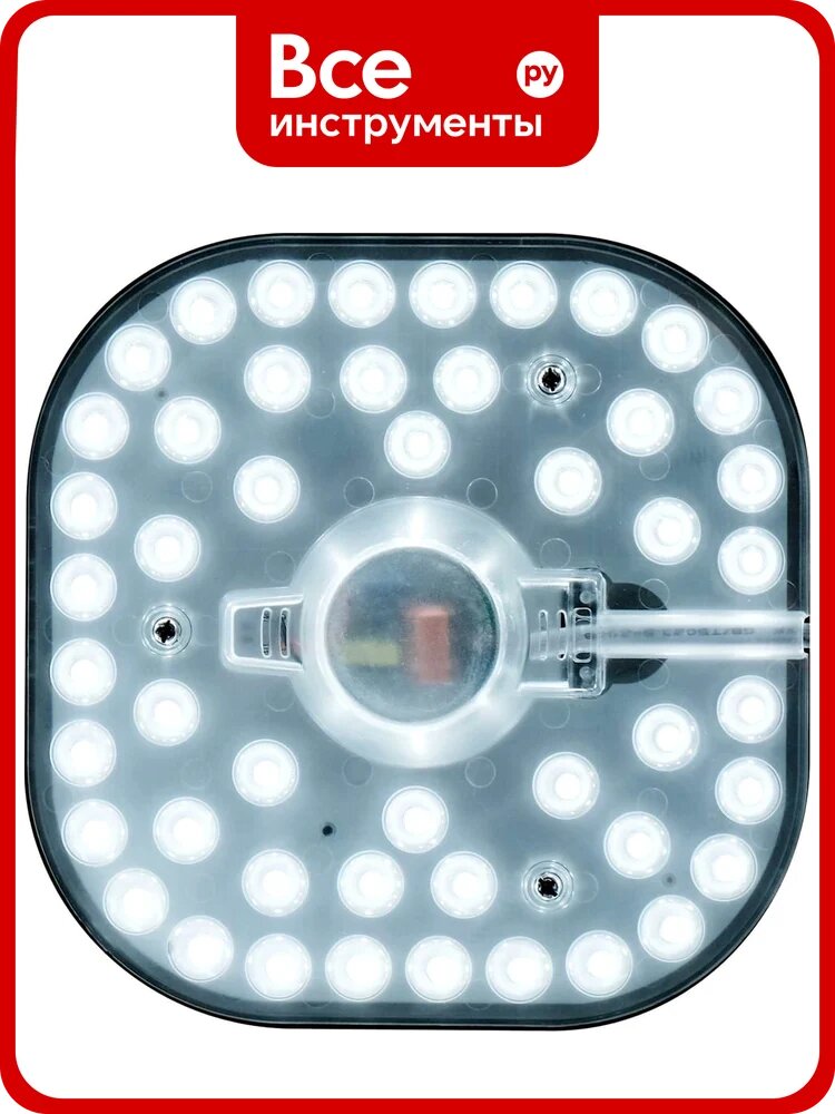 Светодиодный модуль APEYRON Module LED, 24 Вт, холодный белый свет, 160x160 мм
