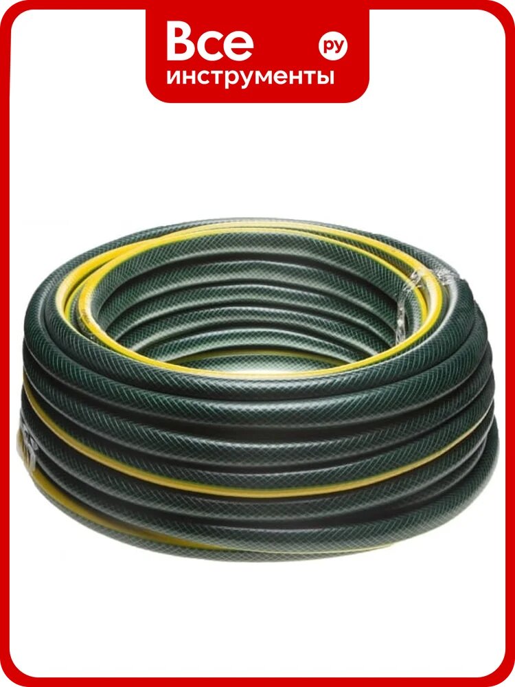 Шланг поливочный STANDARD (3-х слойный, 15 атм, 3/4", 25 м) Grinda 429000-3/4-25, полива садово