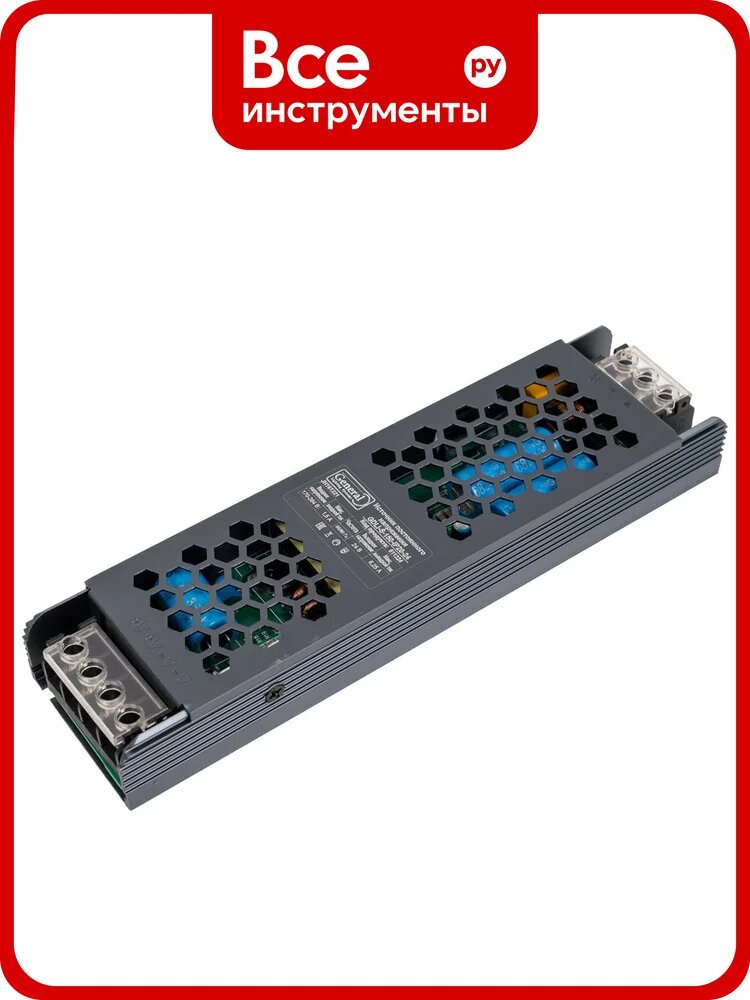 Драйвер для светодиодной ленты General Lighting Systems 150Вт 24В IP20 GDLI-S-150-IP20-24 511224, скрытой установки