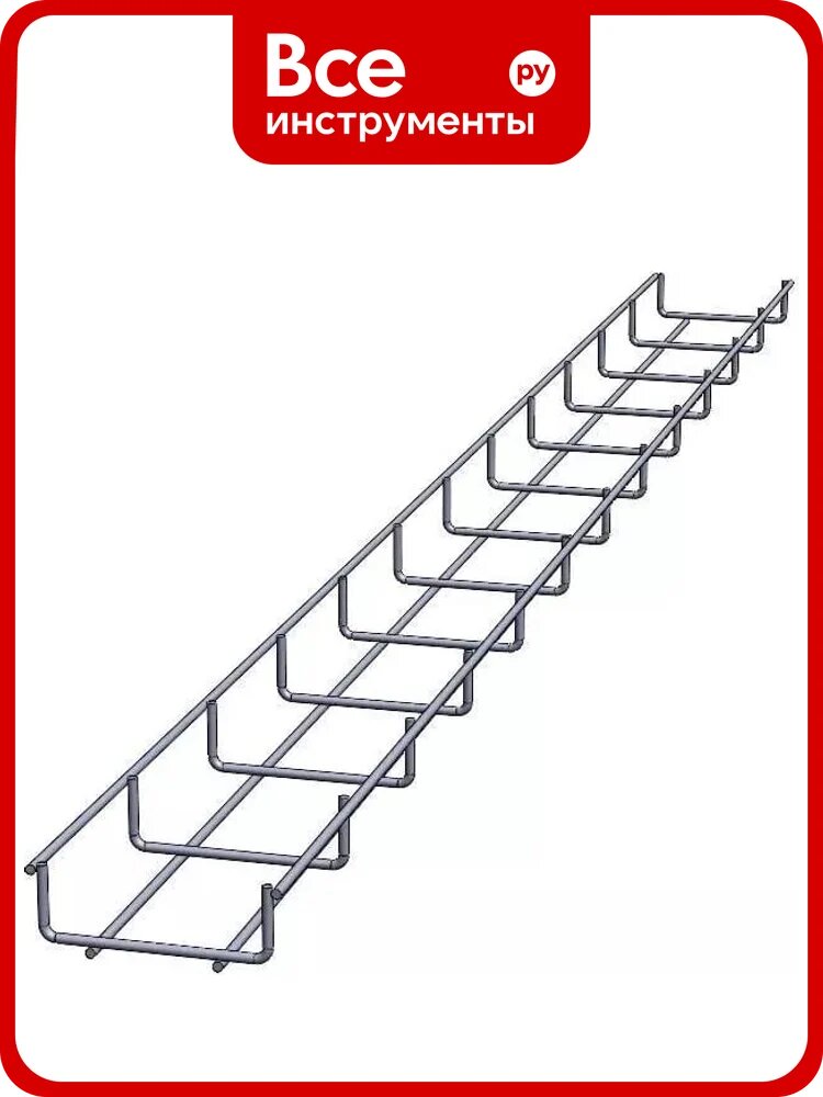 Проволочный лоток оцинкованный CABLIDERTRAYS ПЛЛ-100х35-3000, для других типов лотков