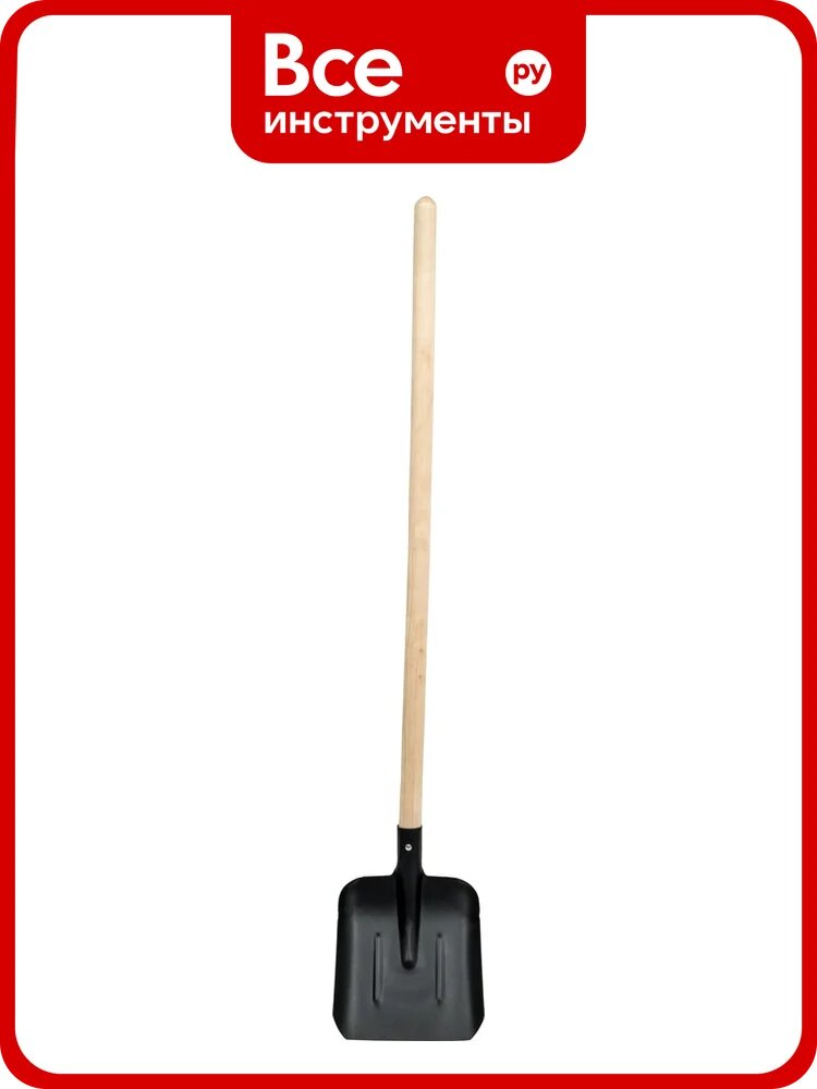 Совковая лопата в порошковой окраске с черенком Gigant SH-04, работы с сыпучими