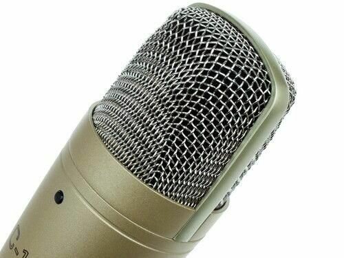 Behringer C-1U USB микрофон, горчичный/бронза, 201x123x79 мм