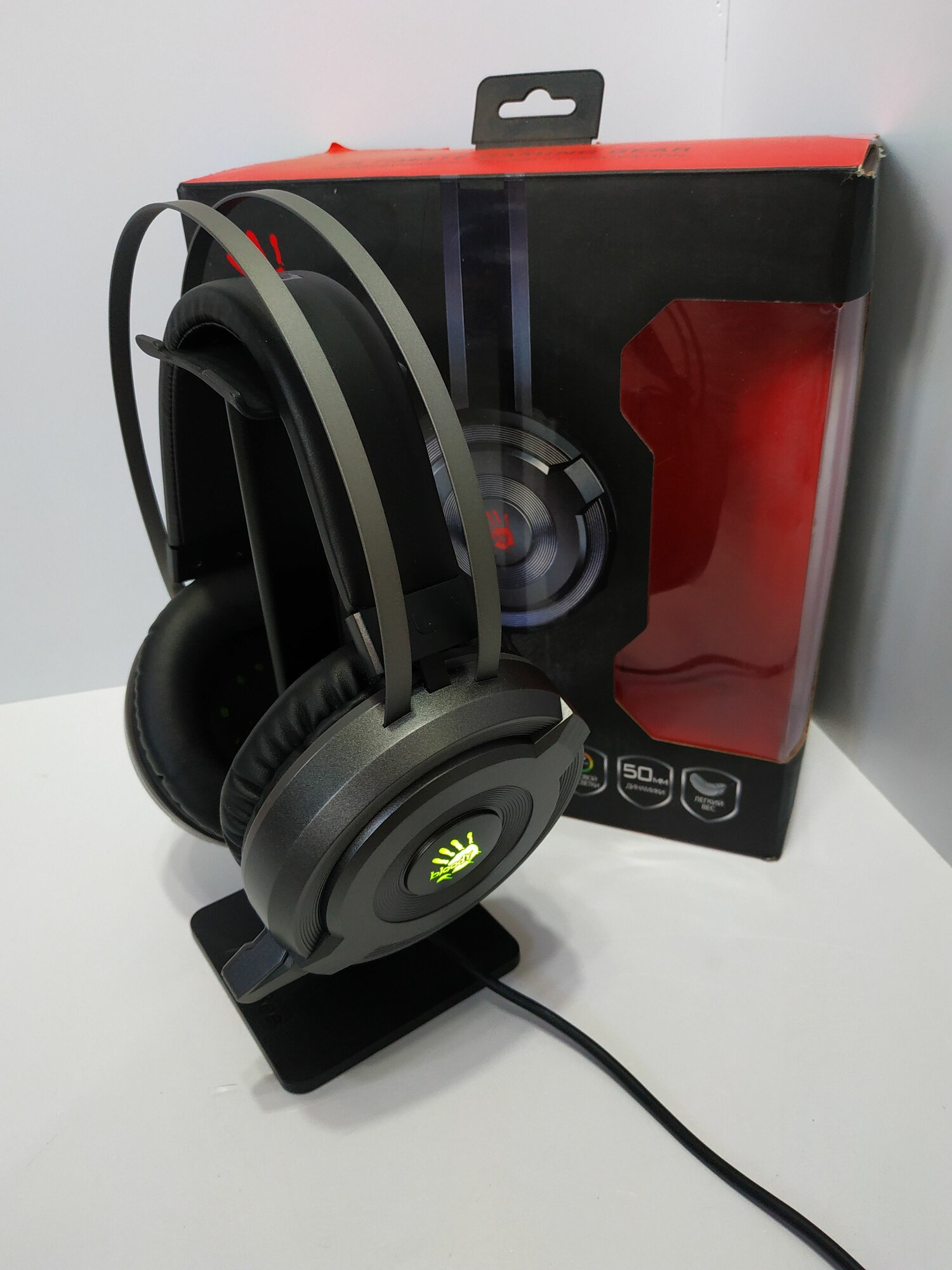Игровые наушники A4Tech Bloody G520s USB с подсветкой. Товар уцененный