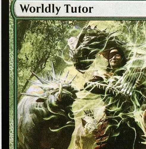 Worldly Tutor, Зеленый Holo 006 CC1
