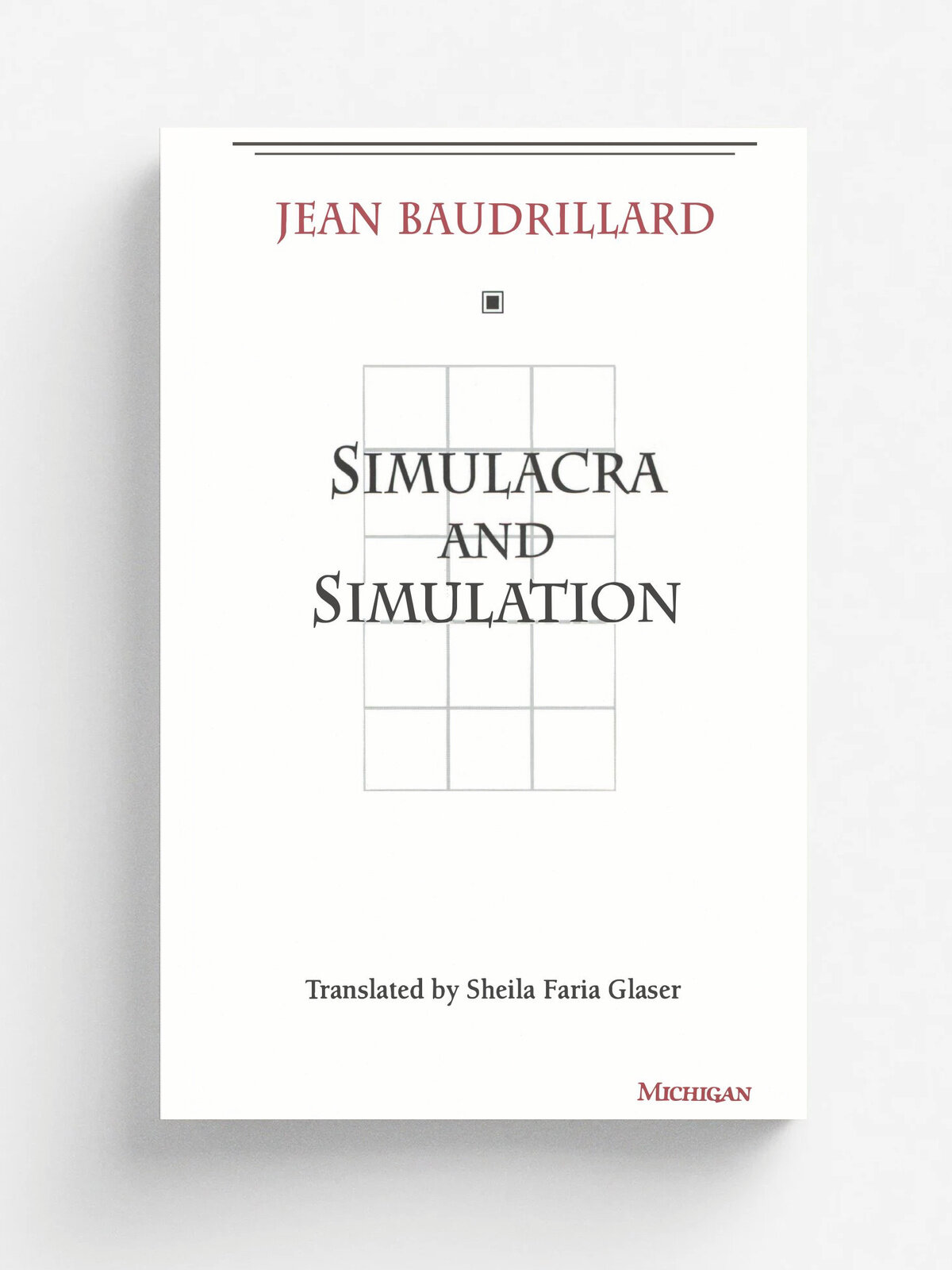 Симулякры и симуляция (Simulacra and Simulation) на англ. яз.