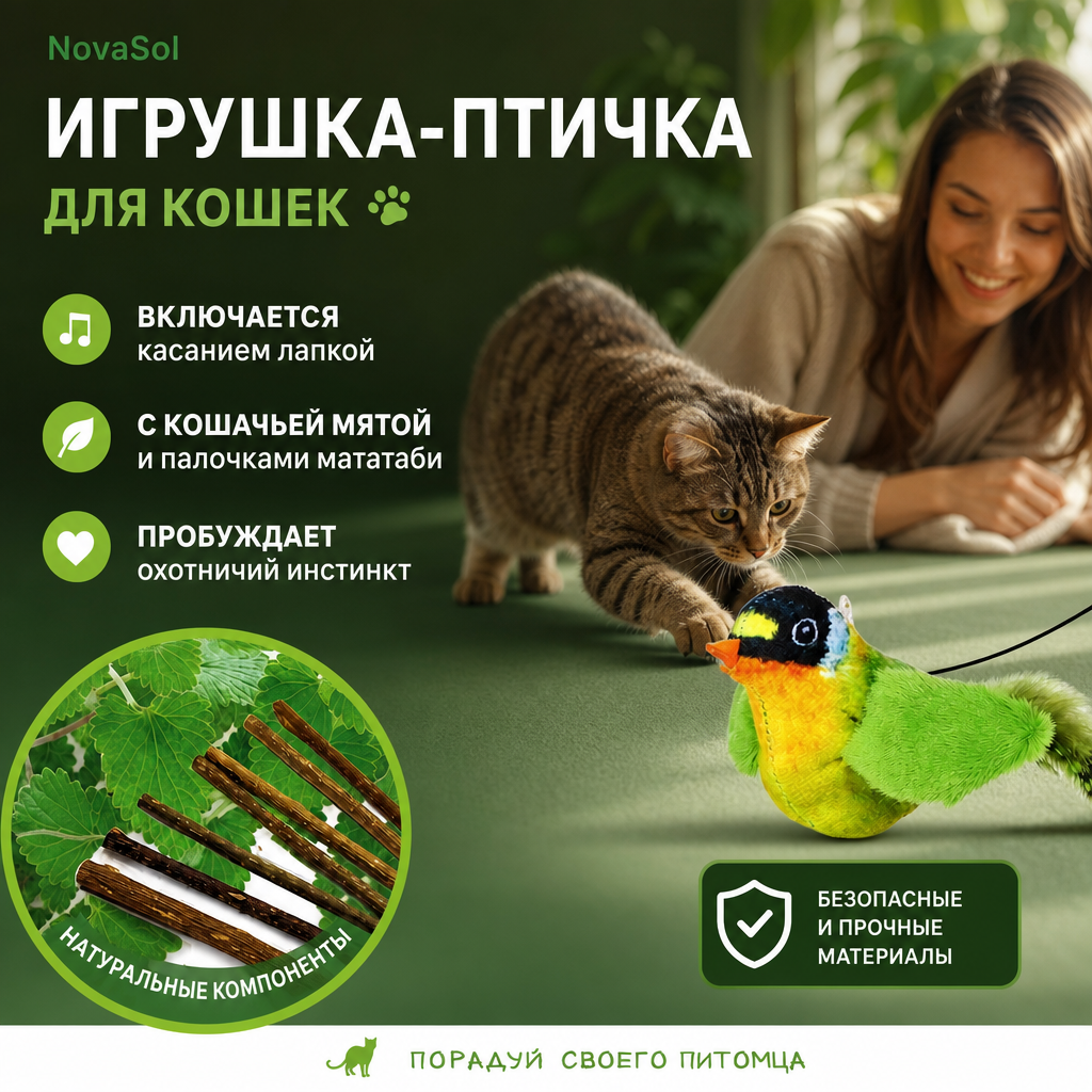 Набор натуральных палочек мататаби для кошек, кошачья мята, натуральный мататаби, натуральный материал