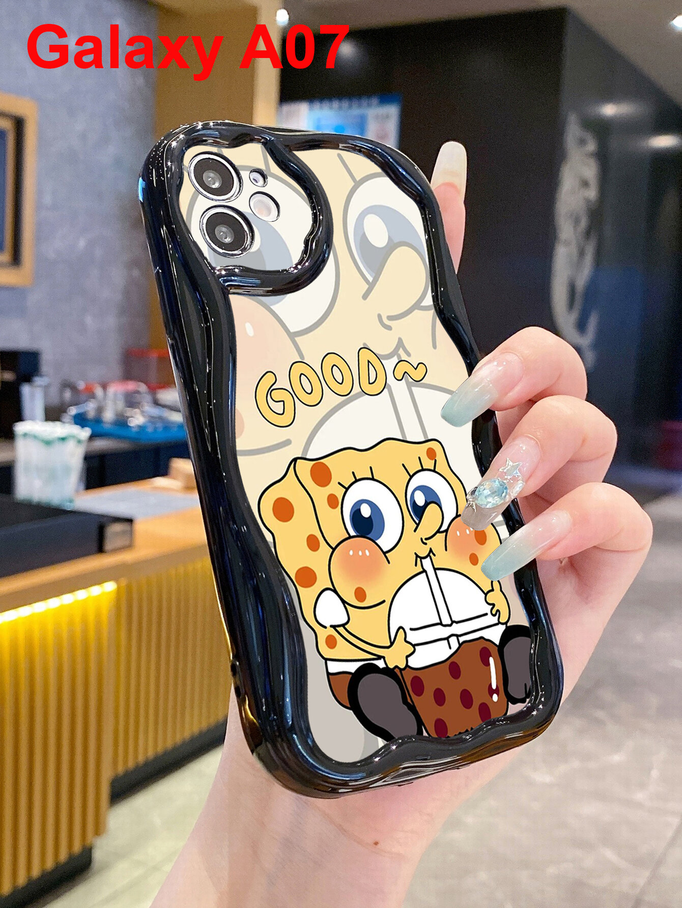 Чехол для телефона Galaxy A07 с принтом Губки Боба Квадратные штаны неправильной формы