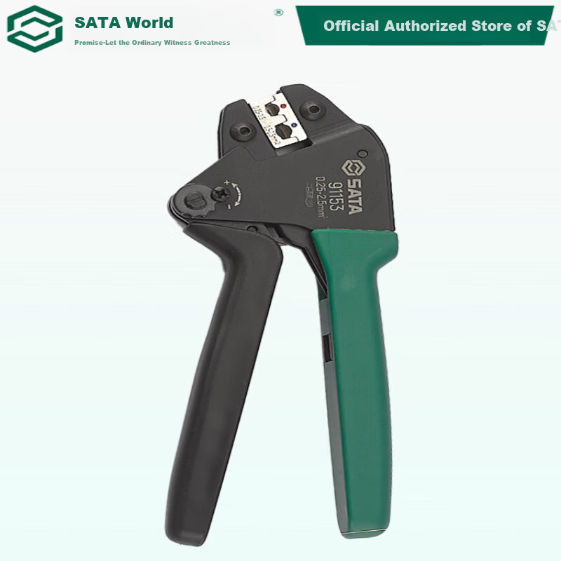 SATA 91141 Профессиональные клещи для обжима голых клемм 0.5-6MM² тяжелой конструкции Стиль：Плоскогубцы для