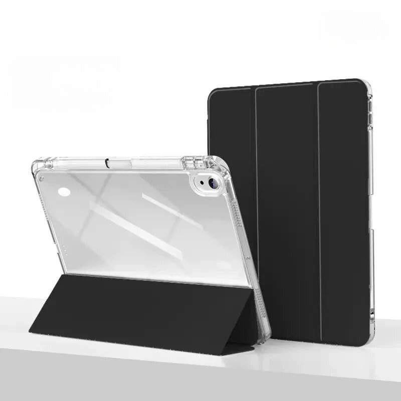 Чехол-книжка EOENKK для Samsung Tab A8, A9, S6 Lite, S8, S9, S9FE S10FE Plus13.1in, Черный, Black