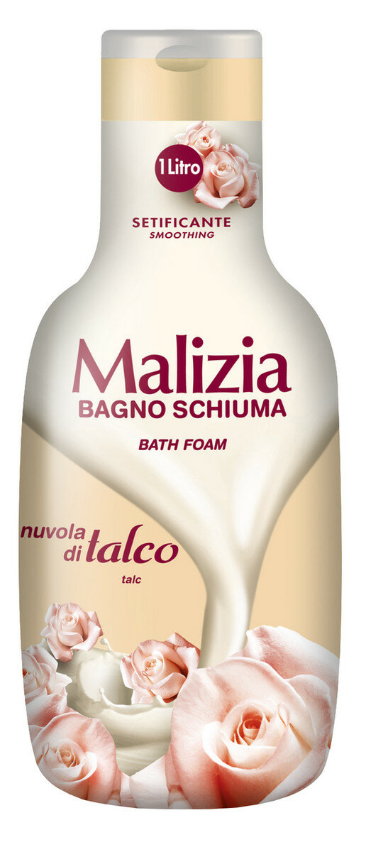 Пена Malizia Talc для ванны, 1л, (2 шт)