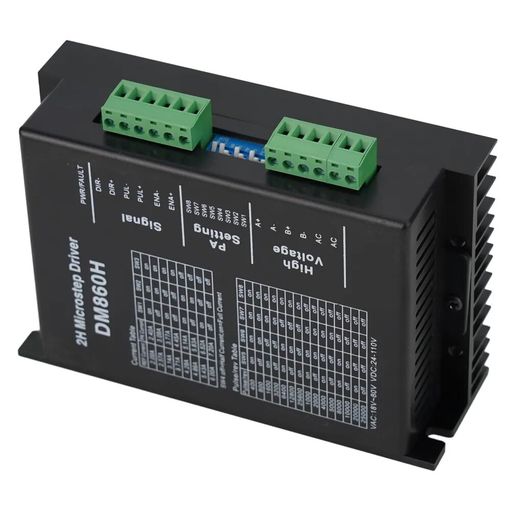 DM860H Для DSP Digital 57/86 Драйвер Шагового Двигателя 2H Microstep Driver С Вентилятором