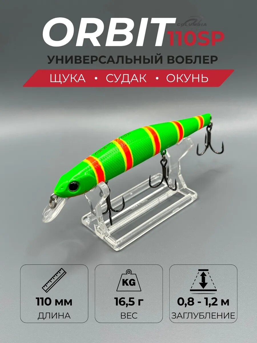 Воблер Orbit 110 SP 16,5г суспендер щука судак минноу