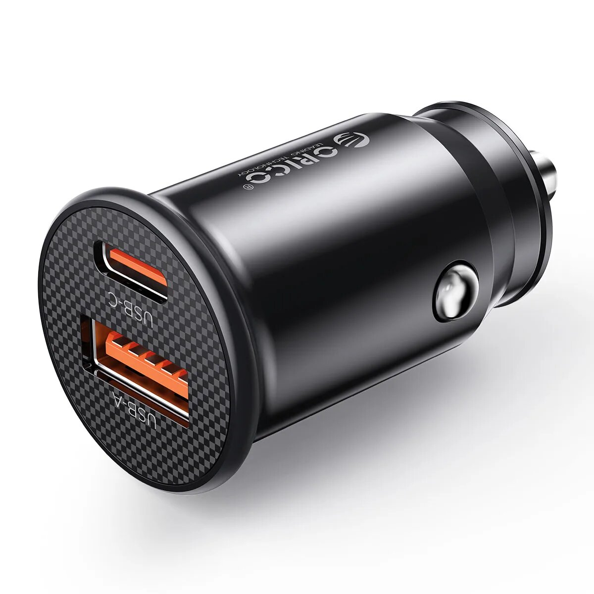 Автомобильное Зарядное Устройство ORICO 30 Вт С Портами USB C И USB A, Быстрая Зарядка PD QC 3.0 5A
