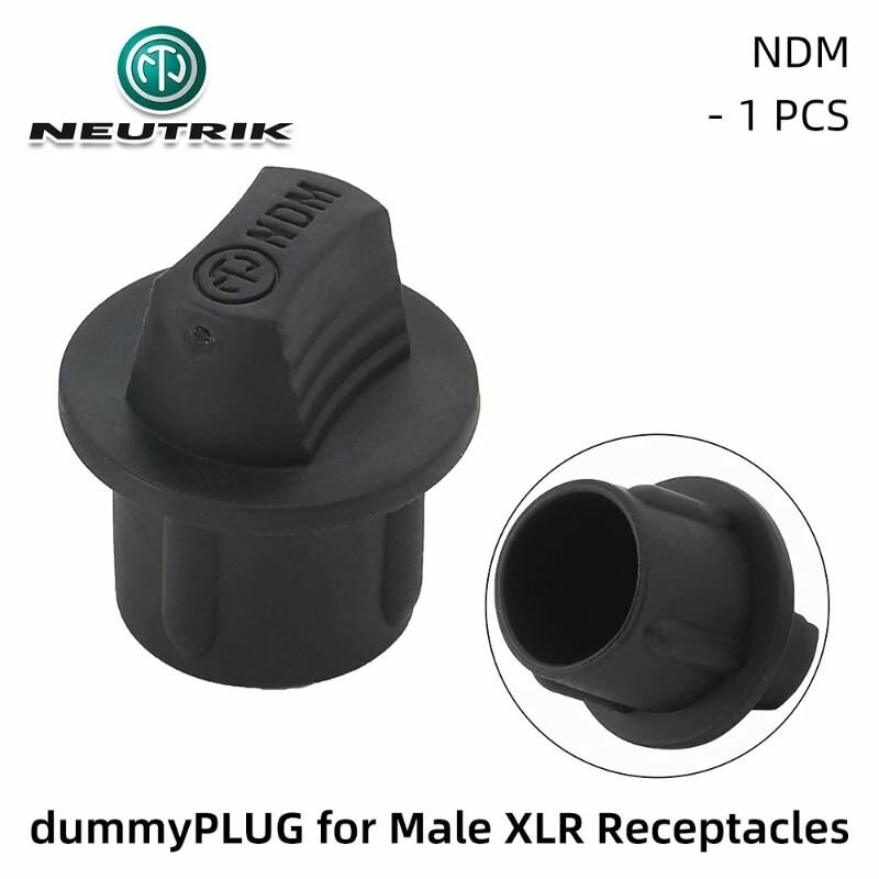 Пылезащитная крышка Neutrik NDM для штекерного разъема XLR Socket защита от пыли для XLR гнезда XLR разъем
