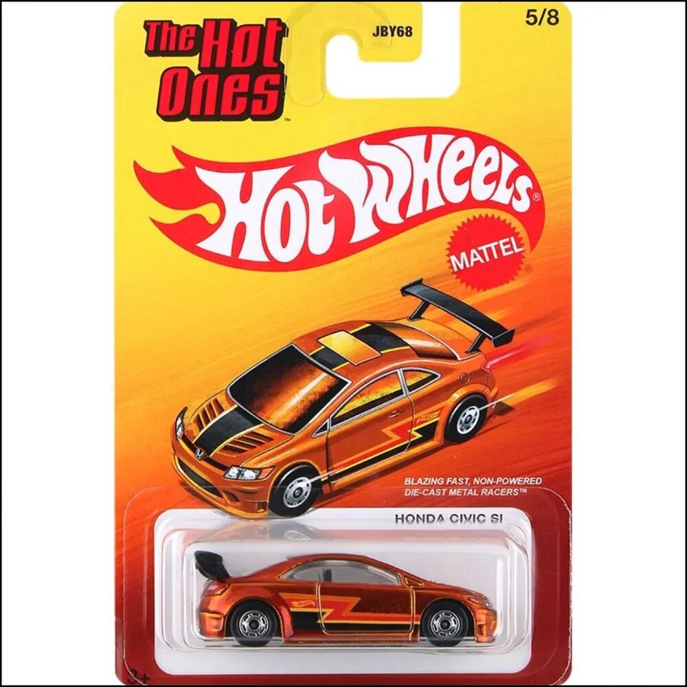 Машинка коллекционная Hot Wheels The Hot Ones 2025 JBY68 - Honda Civic Si, 1/64