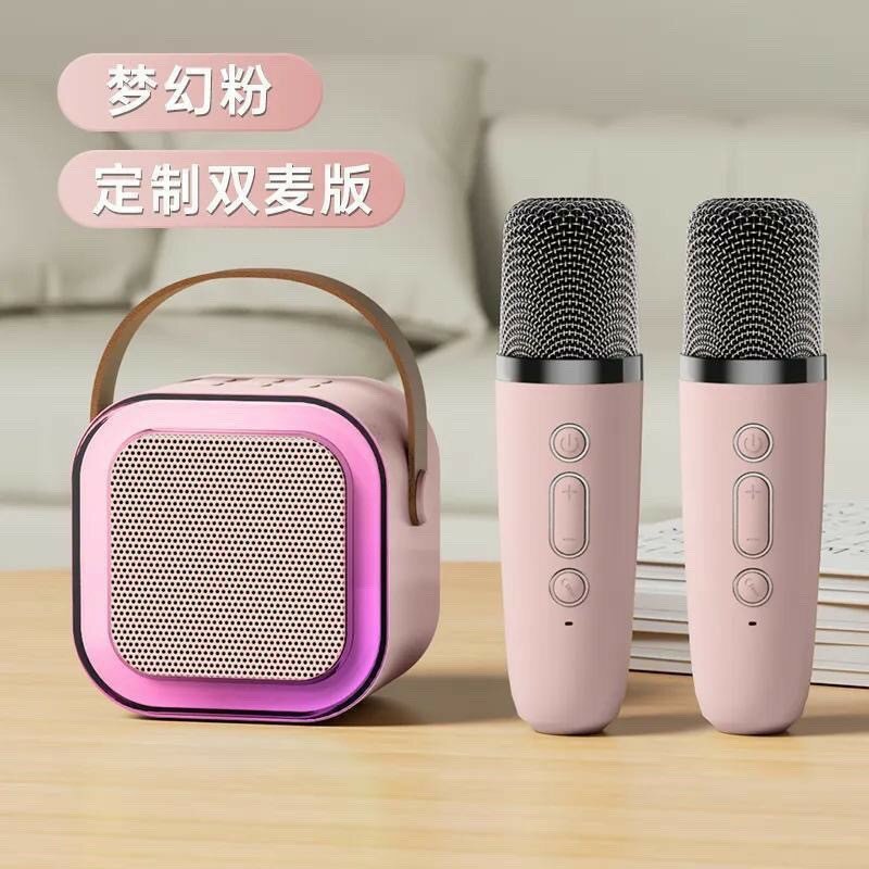 Беспроводной Bluetooth-динамик с микрофоном для караоке и квадратного танца, высококонфигурационная одиночная