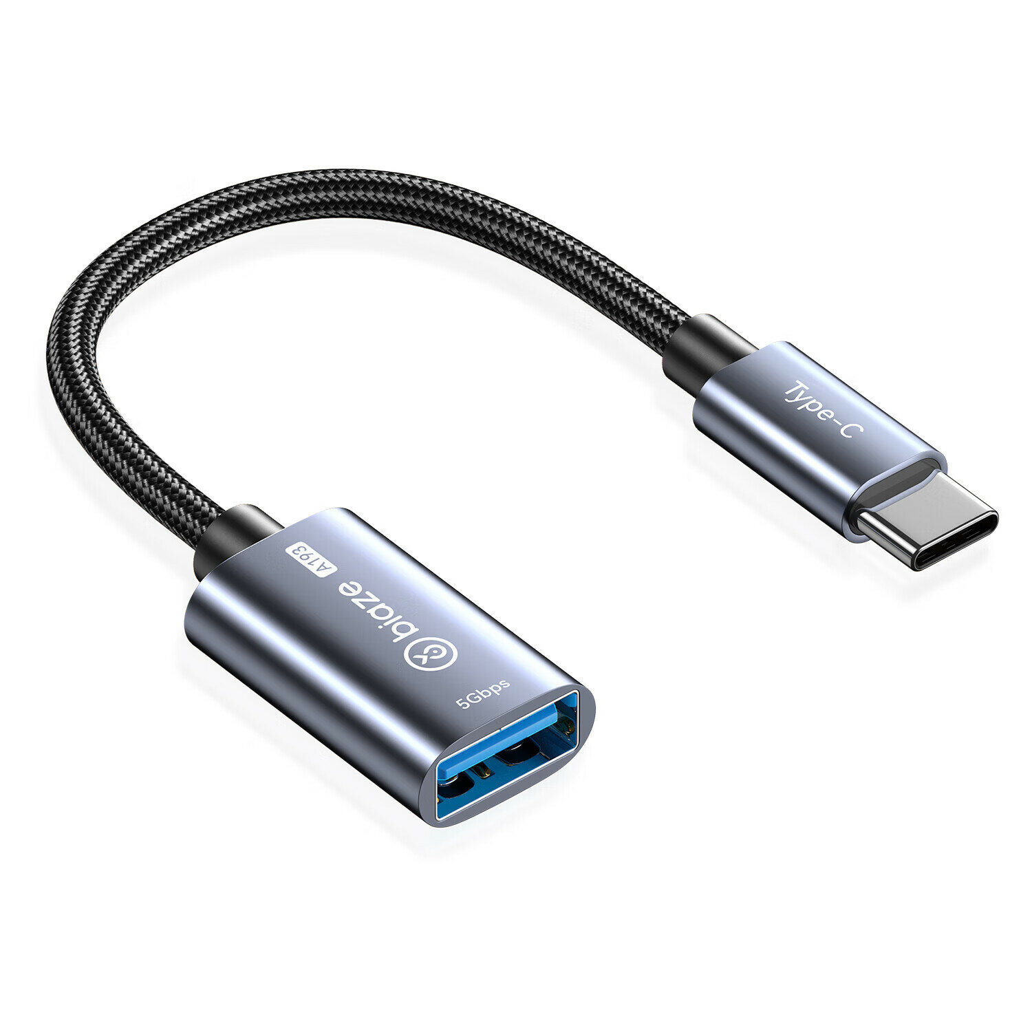 Кабель-адаптер Type-C к USB 3.2 для флешки OTG совместимость с iPhone 17/16/15 Android Huawei смартфоны планшеты
