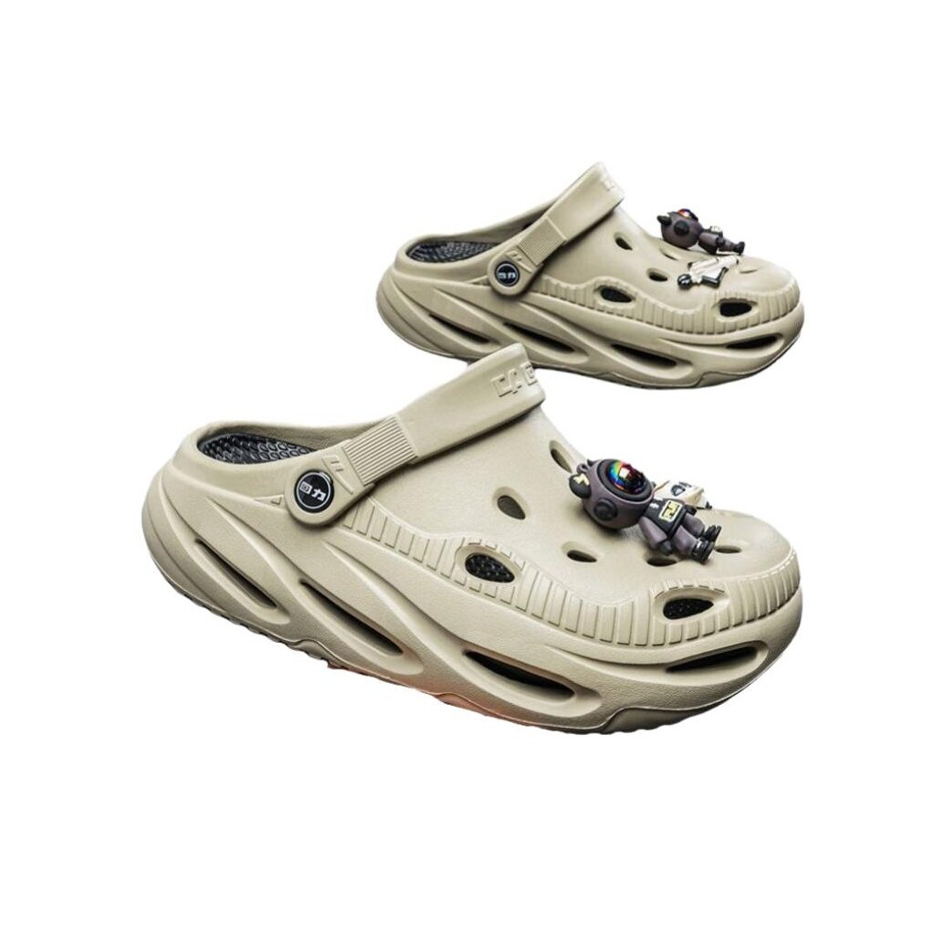 Сабо Warrior, размер EU 43 стопа (26,5CM), серый/зеленый — фото 1