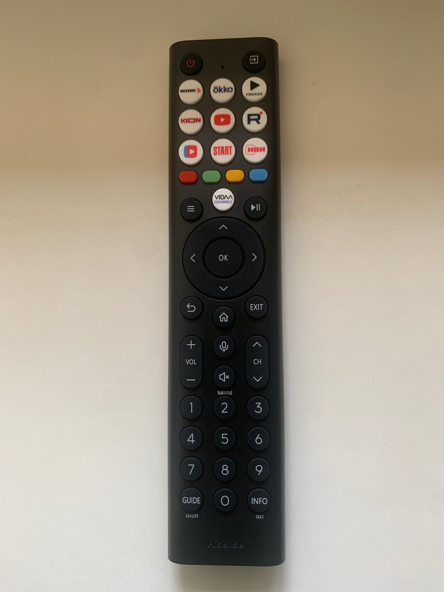 Пульт оригинальный Hisense ERF2D38H, ZDGR3AA250507, голосовое управление, для телевизоров Hisense