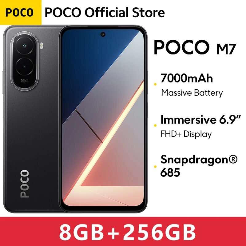 Смартфон Poco M7, 8/256ГБ, global