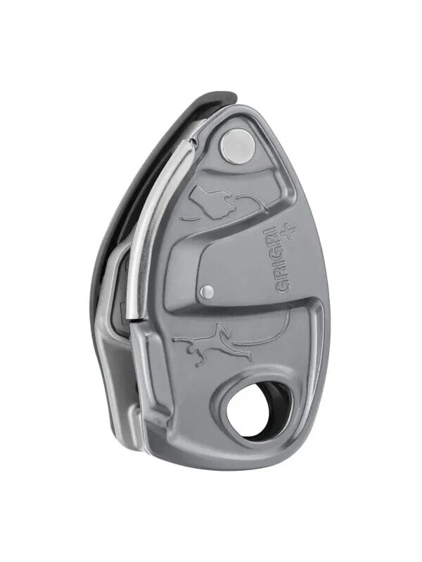 Страховочно-спусковое устройство PETZL Grigri + серый для скалолазания и альпинизма