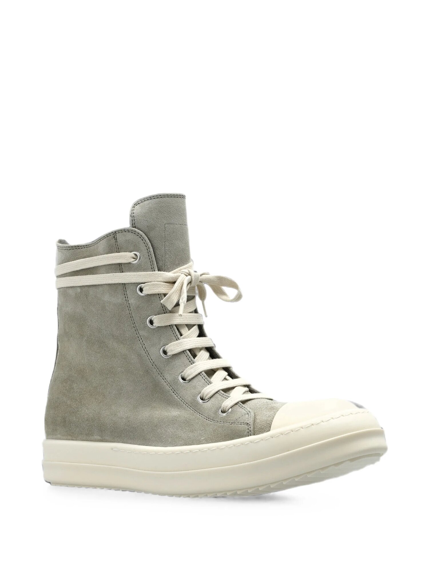 Кроссовки Rick Owens High-top suede sneakers, размер 38 EU — фото 1