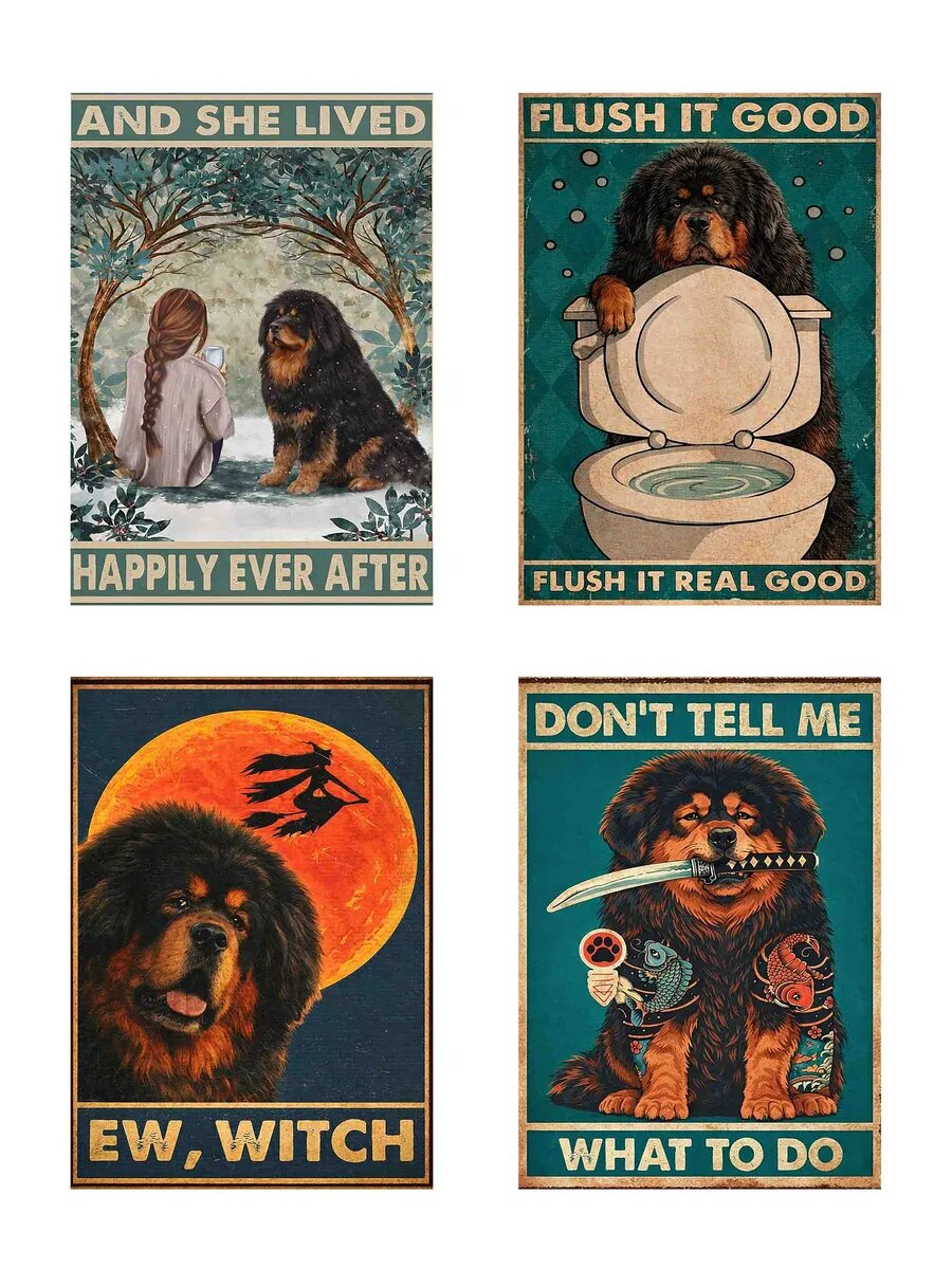 Тибетский мастиф, Don't Tell Me What To Do, 4 Плаката, 30