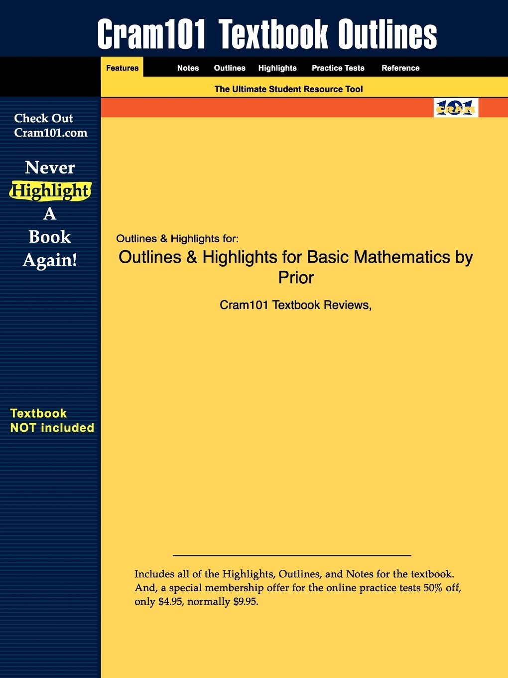 Outlines & Highlights for Basic Mathematics by Prior — фото 1