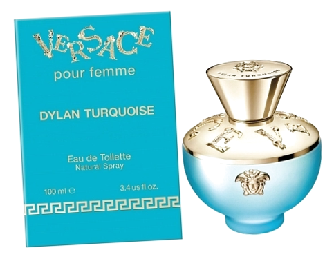Dylan Turquoise 100 мл туалетная вода для женщин - Версаче Дилан Туркуаз Пур Фем