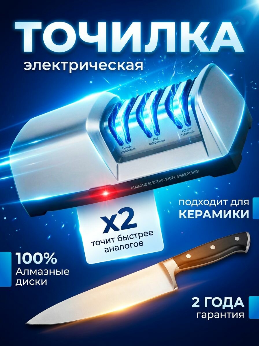 Точилка для ножей электрическая профессиональная