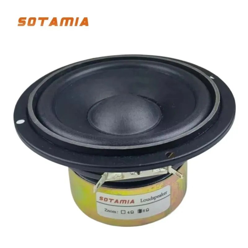 SOTAMIA 1Pcs 4-дюймовый Полнодиапазонный Аудио динамик Bluetooth мощностью 8 Ом 30 Вт, музыкальный динамик для домашнего кинотеатра, драйвер громкоговорителя