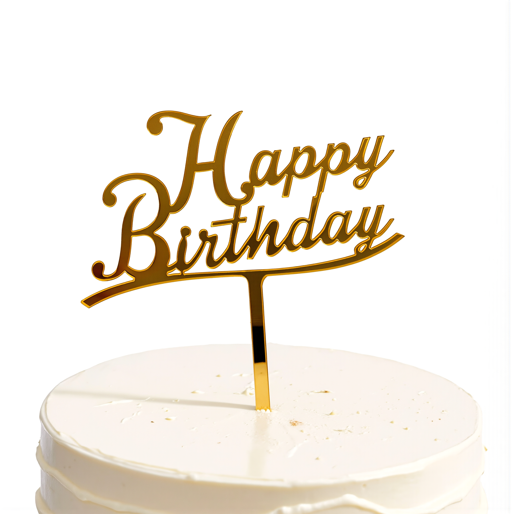 Акриловая топпер для торта на день рождения, рукописный шрифт happy birthday, декор для домашней выпечки и праздничных мероприятий, разные цветовые решения для оформления торта