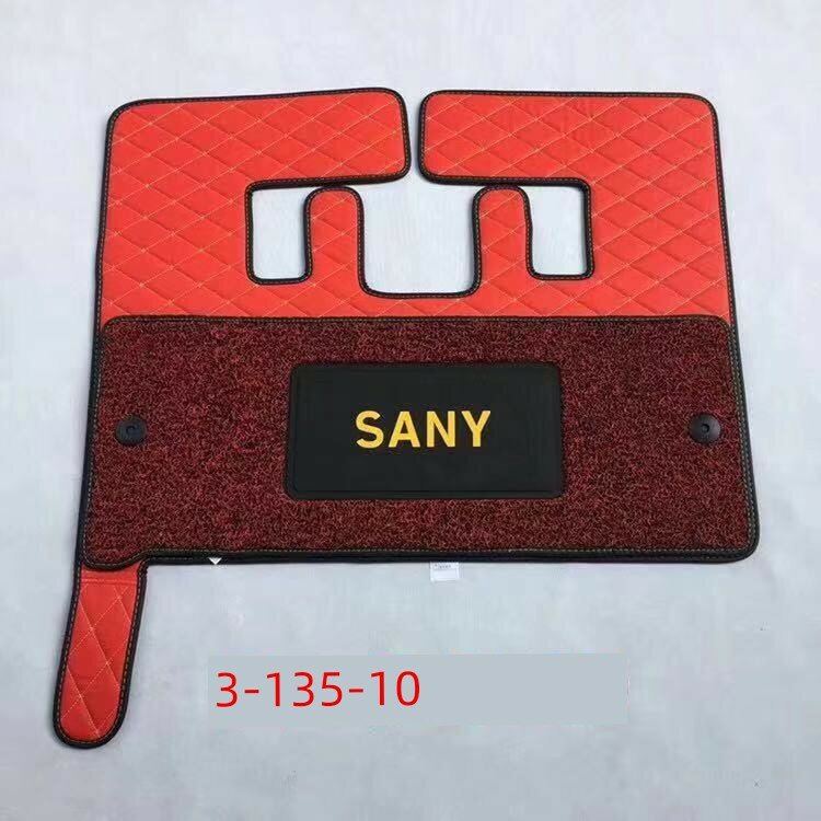 Красный коврик для кабины экскаватора Sany 135-9/155H стандартная модель