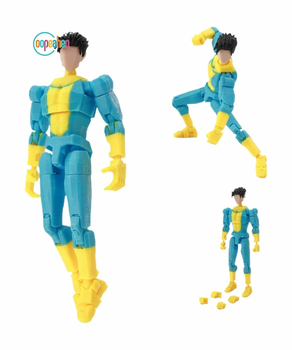 Фигурка Марк Грейсон из Неуязвимого( Invincible-14cm), 3D-печатная подвижная модель, подарок анимешнику и коллекционеру