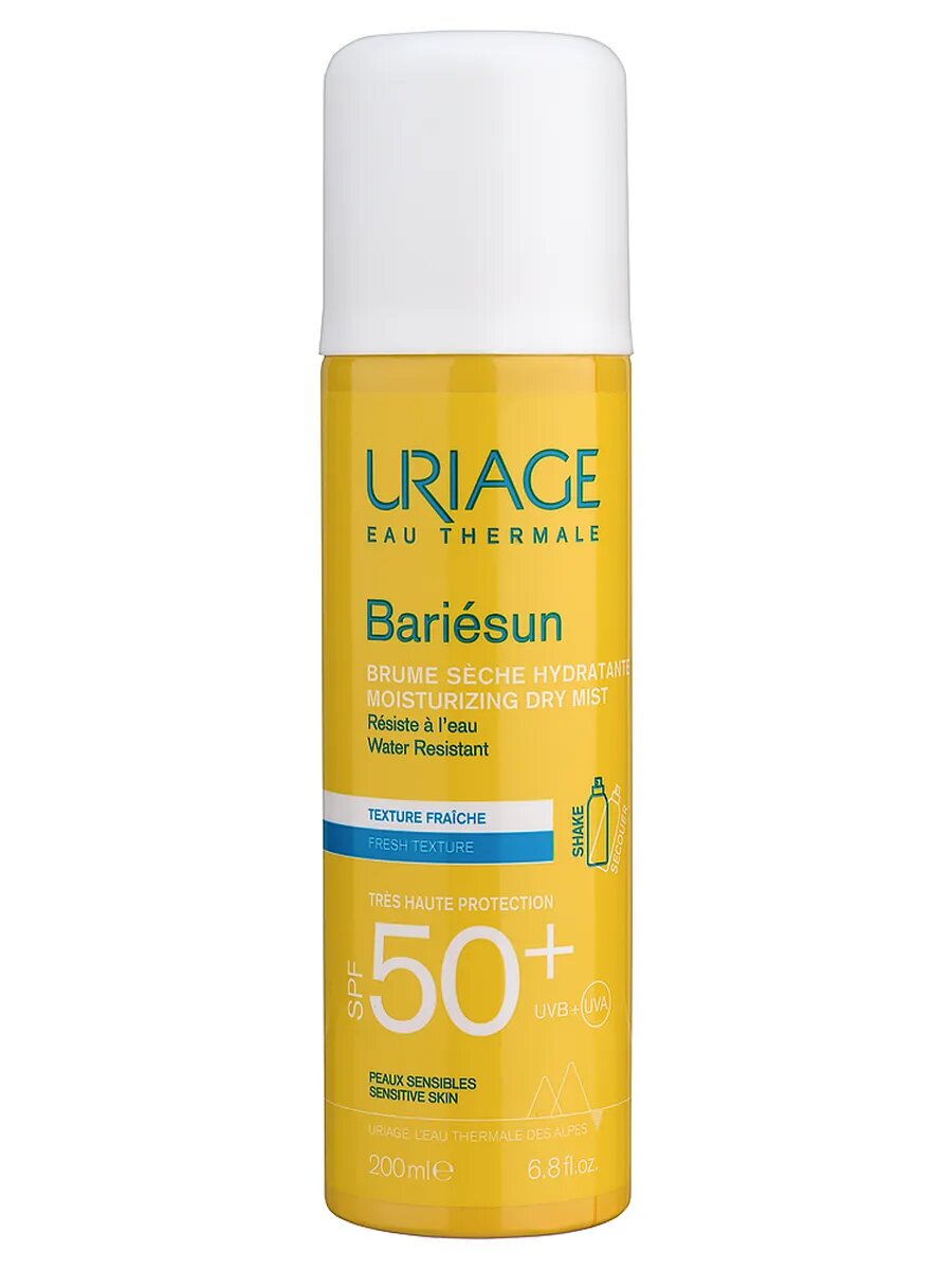 Uriage барьесан дымка-спрей сухая spf50+ 200 мл