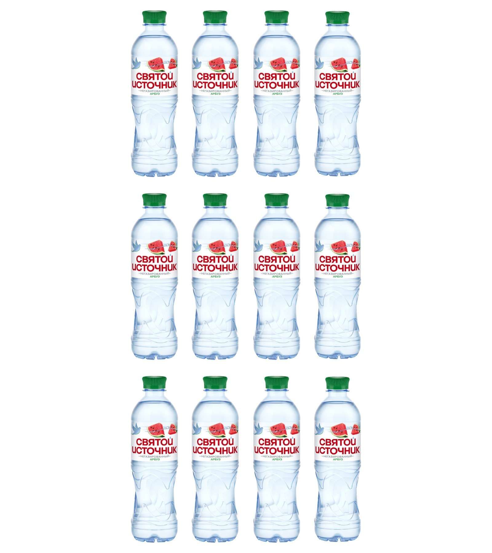 Святой Источник Вода арбуз негазированная, 500 мл, 12 шт