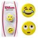 Виброгаситель Wilson EMOTI-FUN, 2 шт, силикон, дизайн "удивление + расслабленный...