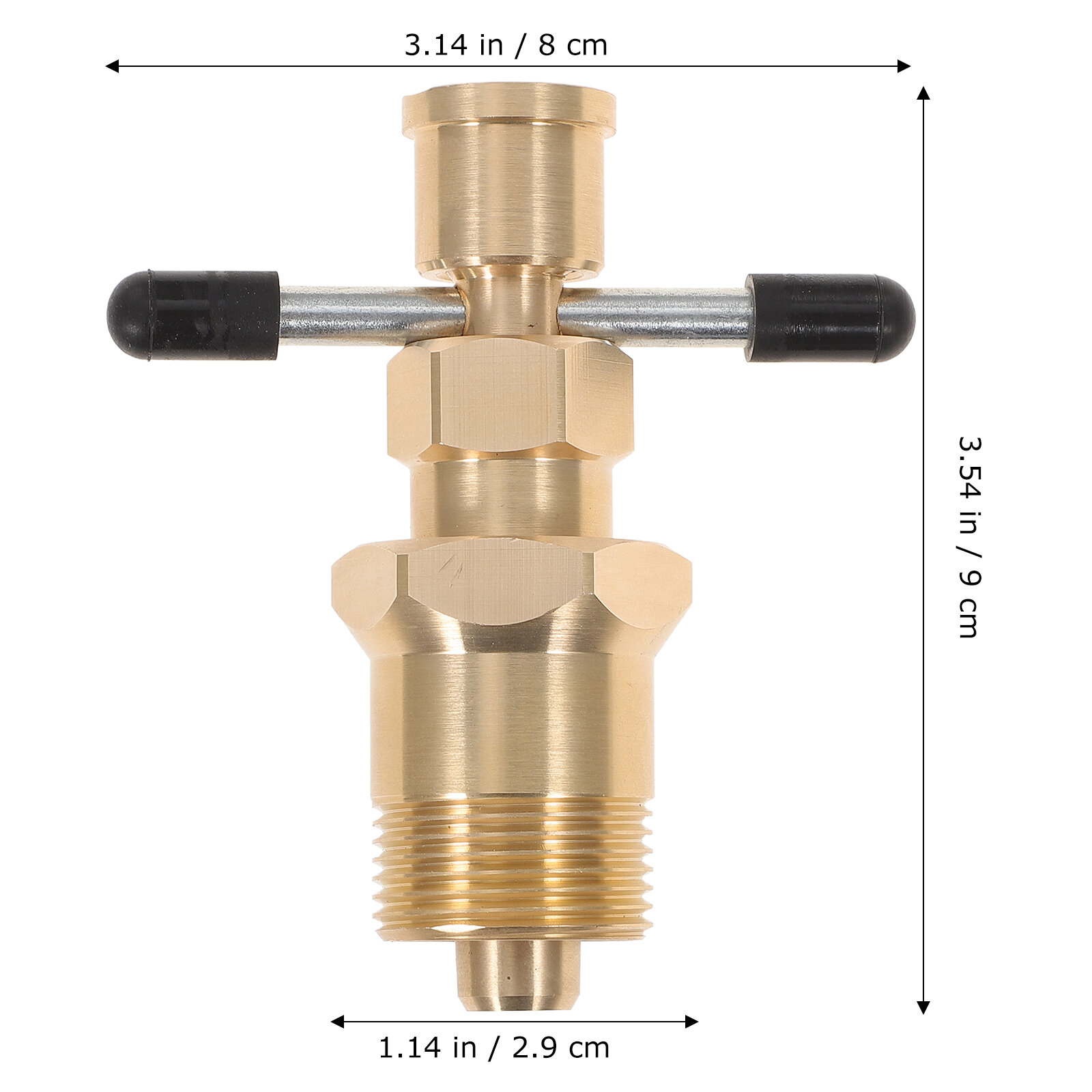 Инструмент Для Снятия Обжимных Колец 15Mm И 22Mm Из Латуни 9X8Cm