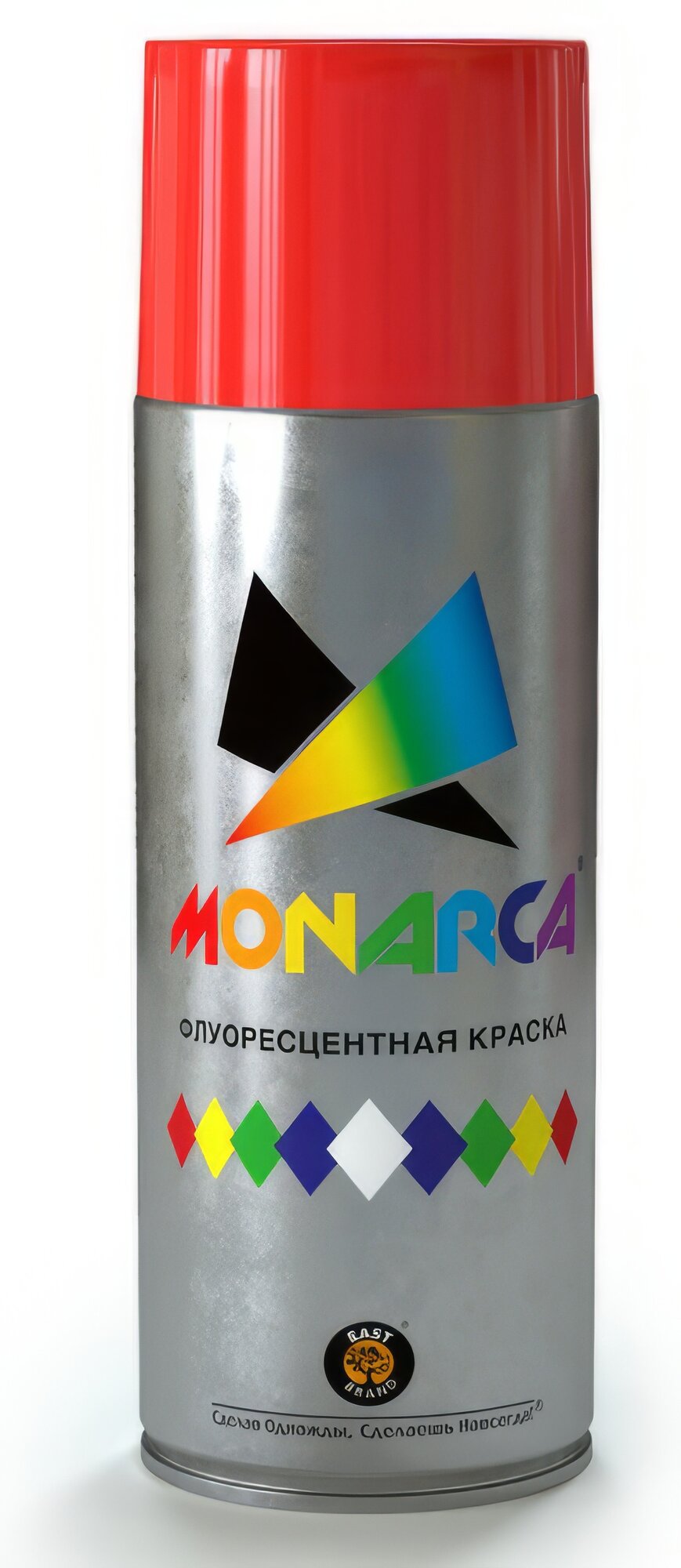 Краска аэрозольная MONARCA флуоресцентная Красный 520мл