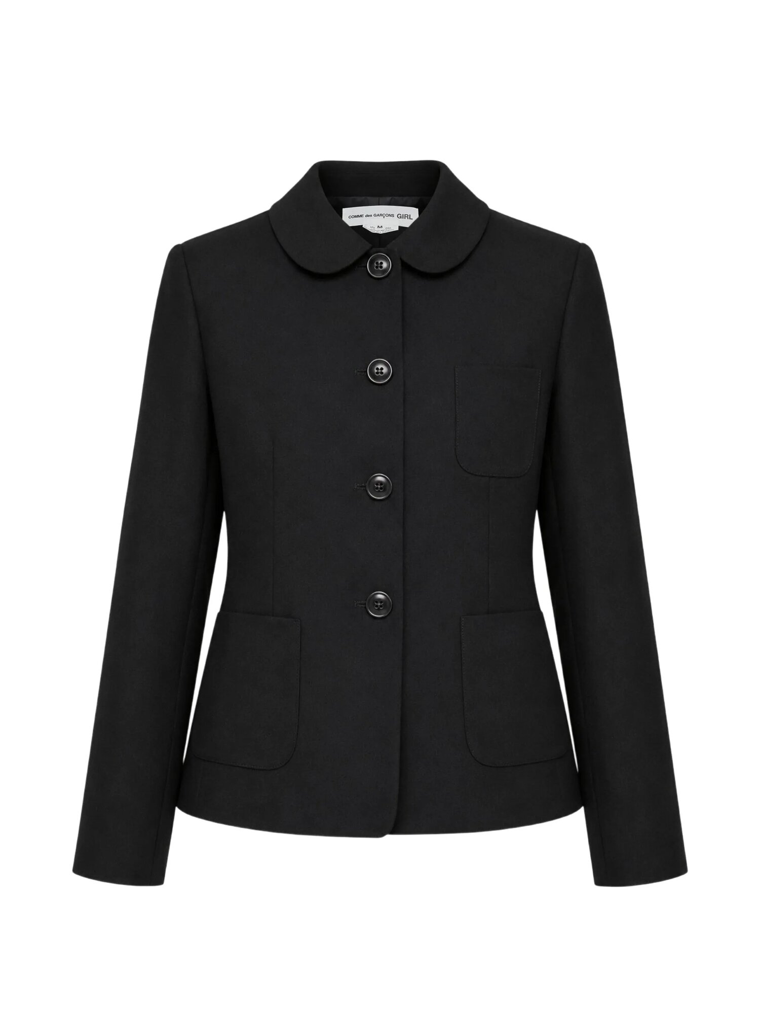 Куртка COMME des GARCONS Peter-pan collar button-up jacket