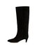 Ботинки Twinset Milano High suede boots, размер 39, черный
