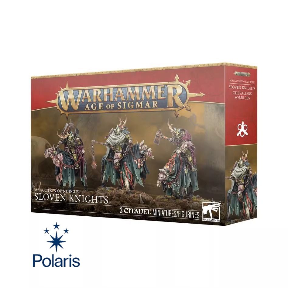 Warhammer Age of Sigmar Maggotkin of Nurgle Sloven Knights, набор миниатюр, английская версия