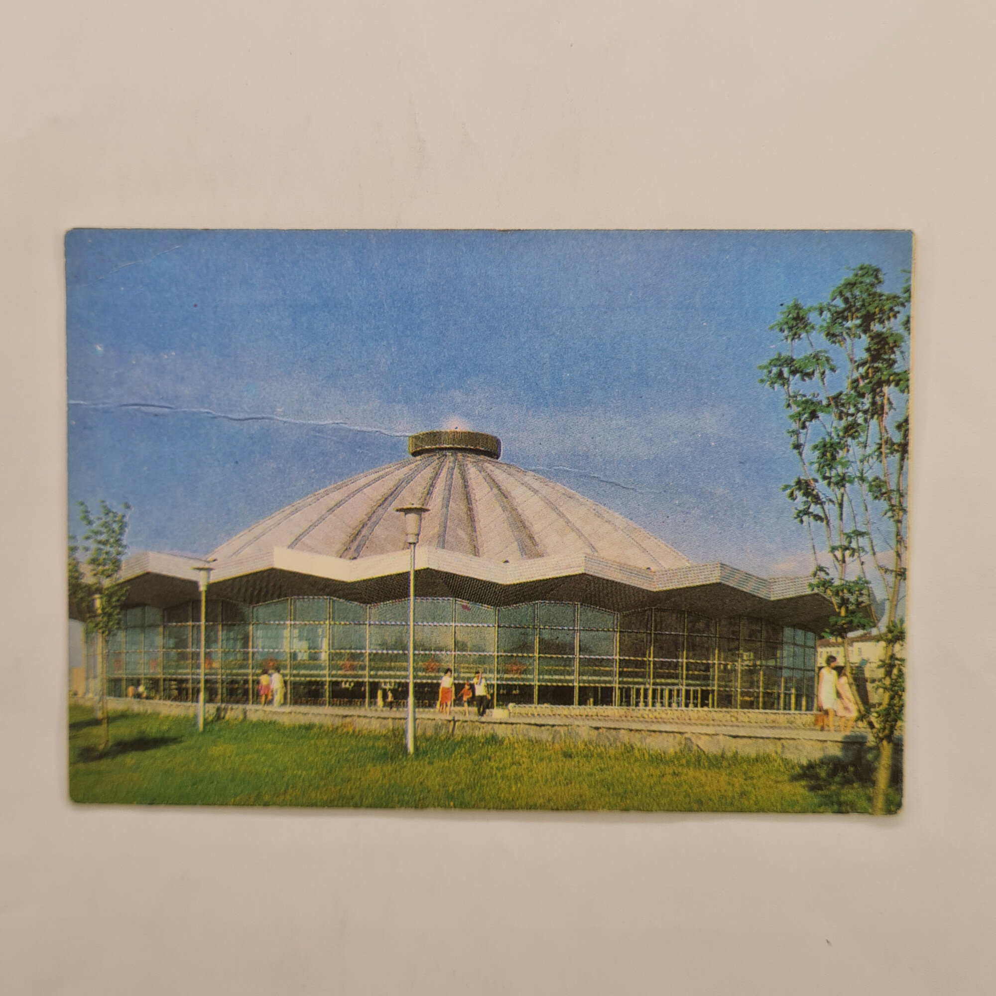 Карманный календарик 1976. Новый московский центр, архитектура и выставки. Календарь винтажный