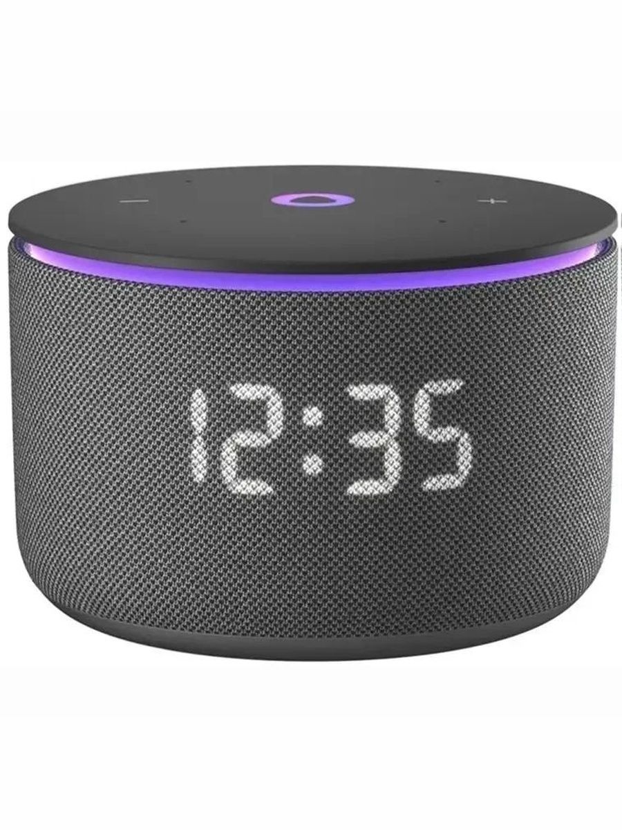 Умная колонка Яндекс Станция Мини 3 Про с Алисой, Zigbee, 18 Вт, черный (YNDX-00059BLK)